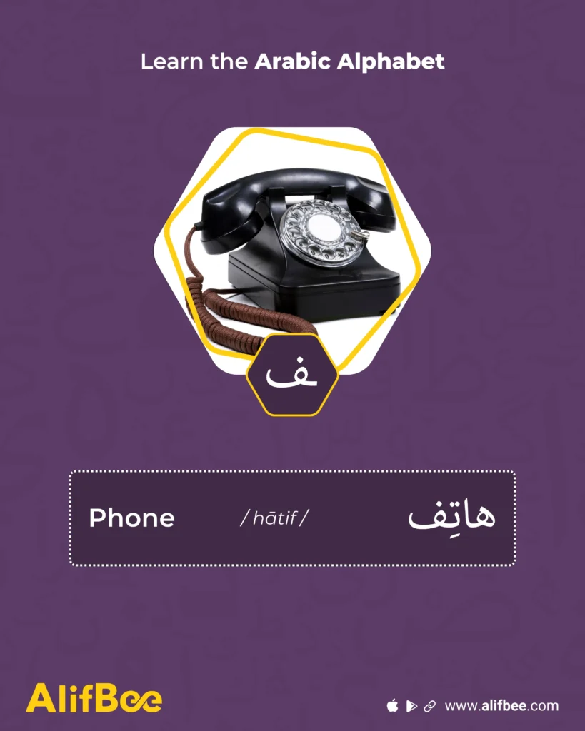 Learn the Arabic Alphabet: The letter ف /Faa’/ | Alifbee Blog