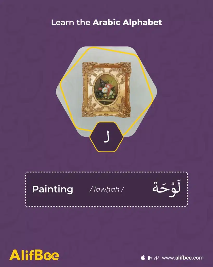 Learn the Arabic Letter Laam ل: Pronunciation & Common Words | Alifbee Blog