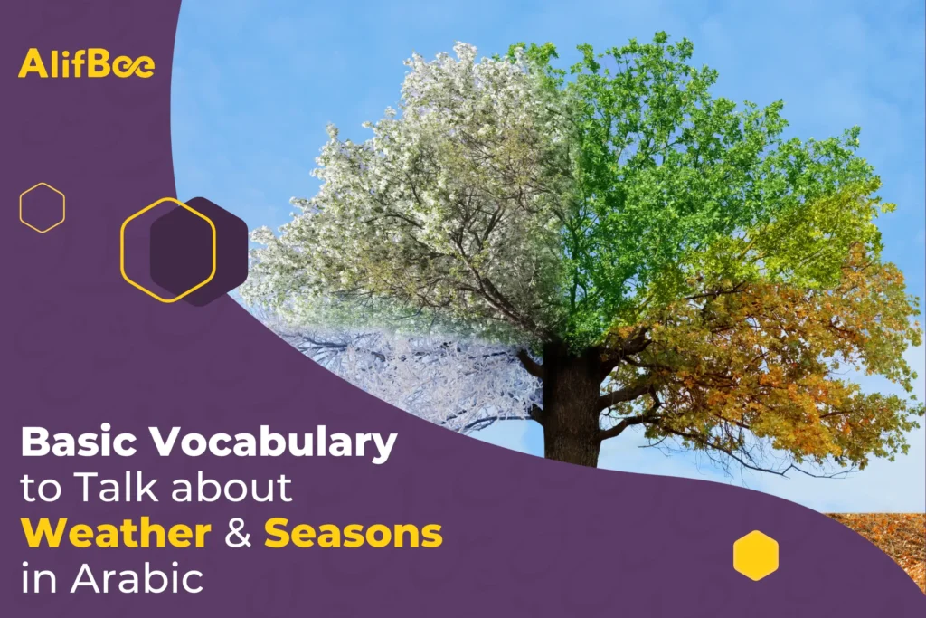 Weather and Seasons in Arabic: Basic Vocabulary with Audio | AlifBee Blog